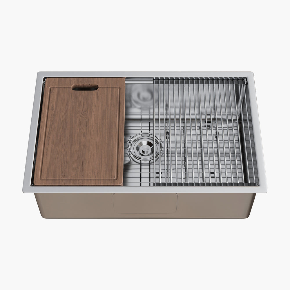 HOROW Best Workstation Sink Stainless Steel Farmhouse Sink 30 Inch