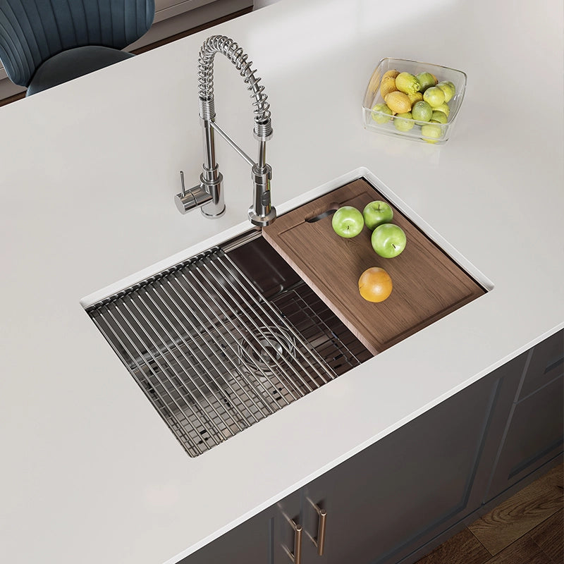 HOROW Best Workstation Sink Stainless Steel Farmhouse Sink 30 Inch