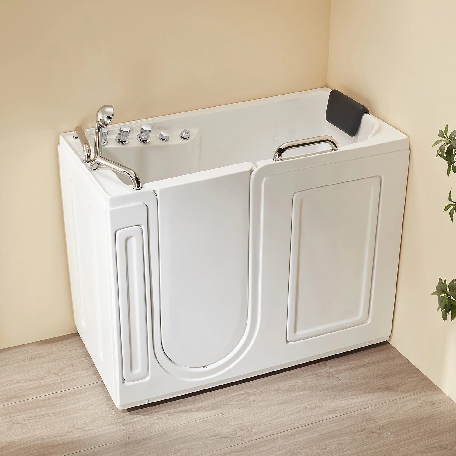 HOROW WT52-LE Walk-In Bathtub with ADA Seat & Low Entry